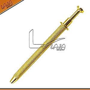 LAJA Imports 4.5" Pick-Up Tool with 4 Prongs - Gold
