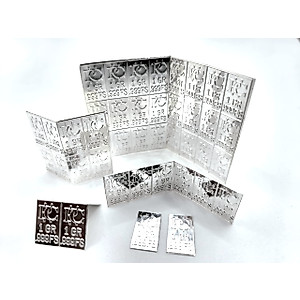 6 One Grain Pure Silver Bars .999 Fine Silver