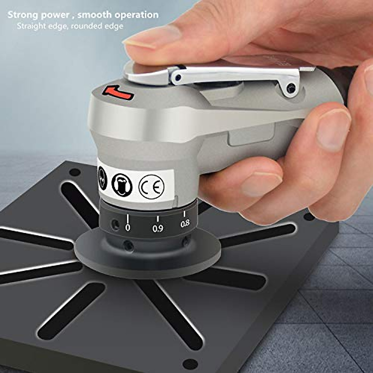 ZHONG AN Mini Pneumatic chamfering machine Portable metal trimming machine 45 degree arc burr trimming machine