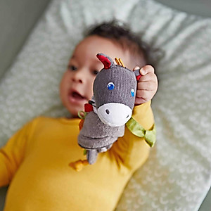 HABA Cuddly Donkey Snuggly Lovey Baby Blankie