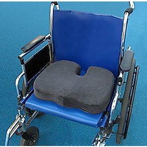 TravelMate Gel-Enhanced Memory Foam Seat Cushion – Perfect for Office Chair & Car Seat Cushion – Helps Relief from Tailbone Pain – Reduce Pressure on Coccyx & Hip – Non-Slip Washable Cover