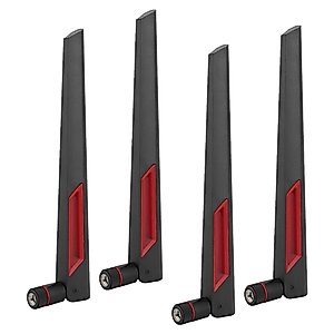 Dual Band 2.4GHz 5GHz 5.8GHz 8dBi Omni RP SMA Interface Antenna, LAN and Router Antenna Network Adapter for AC68U AC88U AC66U 4PCS