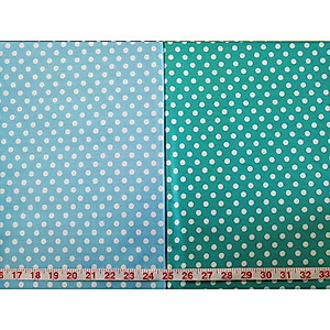 Fat Quarters Cotton Fabric Bundles 18" x 22" Quilting Fabric for Sewing,8 PCS Dots