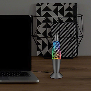 FlashingBlinkyLights Mini Groovy Glitter Lamp USB Mood Light