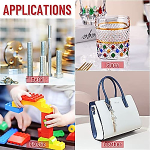 12 Pack Super Glue Clear, Strong Adhesive Superglue Gel Fast Drying Instant Cyanoacrylate (CA) Glue for Plastic, Wood, Metal Stone, Jewelry Beads Making, Phone Ceramic Crafts Repair (3 Gram/Tube)