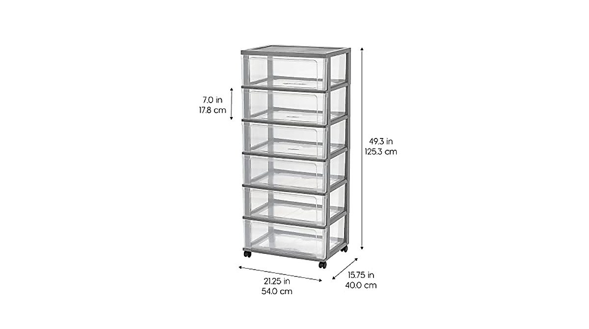 IRIS 6 Drawer Wide Chest - Organize Your Space Smartly