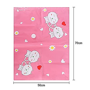 5Pcs Vacuum Compression Bag Dust Proof Storage Bag Household Thick Clothing Quilt Vacuum Bag Reusable Vacuum Storage Bags With Inflator Waterproof Compression Bags For Travel Home