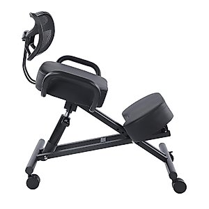 Aramox Orthopaedic Stool, Kneeling Chair with Cushion Upgraded Kneeling Chair for Office for Meeting Room for Home Task for Reception for Banking