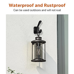 Optish 6 Pack Black Coat Hooks Wall Mount, Heavy Duty Wall Hooks for Hanging, Backpack Hooks for Wall, Metal Towel Hooks for Hanging Hat, Purse, Robe