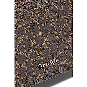 Calvin Klein Valentina Wallet On A String Brown/Khaki/White One Size