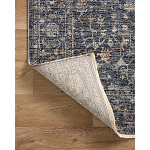 Loloi II Sorrento Collection SOR-01 Midnight/Natural 7'-10" x 10'-2" Area Rug