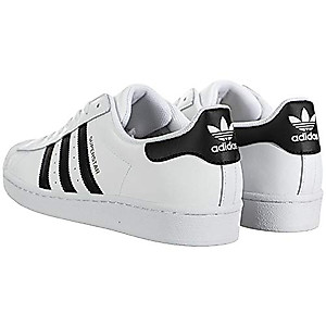 adidas Originals mens Superstar Sneaker, White/Black/White, 12 US