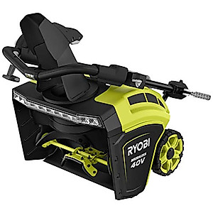RYOBI RY40860 21 in. 40-Volt Brushless Cordless Electric Snow Blower with Two 5.0 Ah Batteries and Charger Included