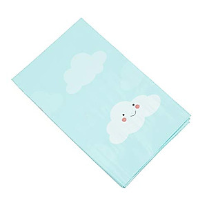 BLUE PANDA Cloud Party Table Covers for Kids Birthday (54 x 108 in, 3 Pack)