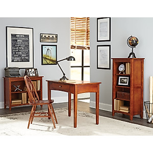 Alaterre Shaker Cottage Bookcase, Two Shelf, Cherry