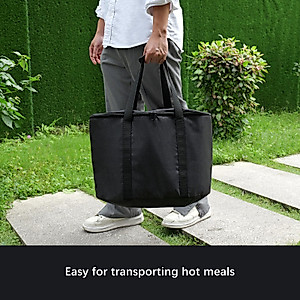 Omnikit Insulated Slow Cooker Carrying Bag - Travel Bag Carrier Compatible with Ninja Foodi Possible Cooker Pro MC1000, MC1001 - Multi Cooker Carry Bag Accessories Fit From 8.5 Qt To 10 Qt Slow Cooker