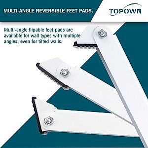 TOPOWN Air Conditioner Support Bracket, AC Support Bracket Window Ac Bracket No Drilling Ac Brackets for Windows No Drilling-Holds Up to 200 lbs