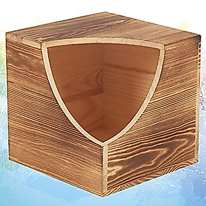 YARDWE Wood Bird House Bird Breeding Box Cage Natural Bird Nest Parakeet Nesting Box Bird Hut for for Finch Cockatiel Budgie Conure Parrot