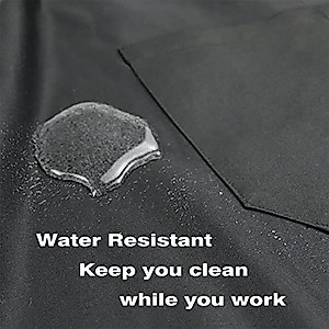 Oxpaynop Best Mom Ever Gifts, Cooking Aprons for Women with Pockets, Water Resistance apron Birthday Gift for Mother Wife Grandma (Best mom ever)