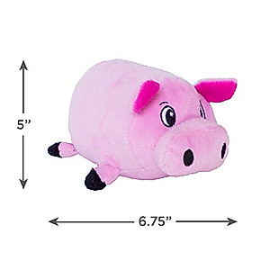 Outward Hound Fattiez Pig Plush Squeaky Dog Toy, Small