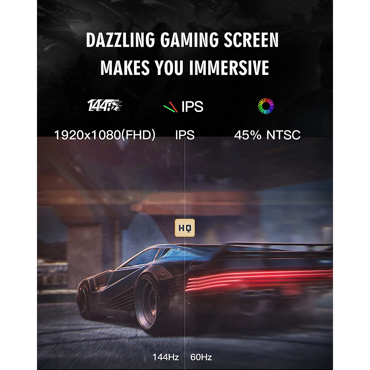 Hasee Z8 (15.6'', i7-11800H, RTX3060), Gaming Laptop, i7-11800H 4.6GHz, 16G DDR4 RAM, 512G NVMe PCIe4.0 SSD, RTX3060 6G GDDR6, 15.6'' 144Hz 1920x1080 FHD IPS Display, RGB KB, WF, BT, Win11, Ore Black