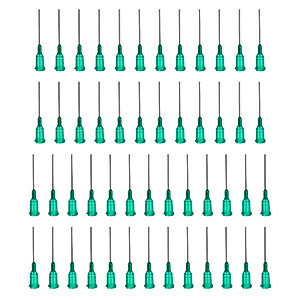 PATIKIL Blunt Tip Dispensing Needles 1 Inch, 100 Pcs 18G Industrial Liquid Dispenser Needle with Lure Lock for Refilling Liquid Inks Adhesive Glue