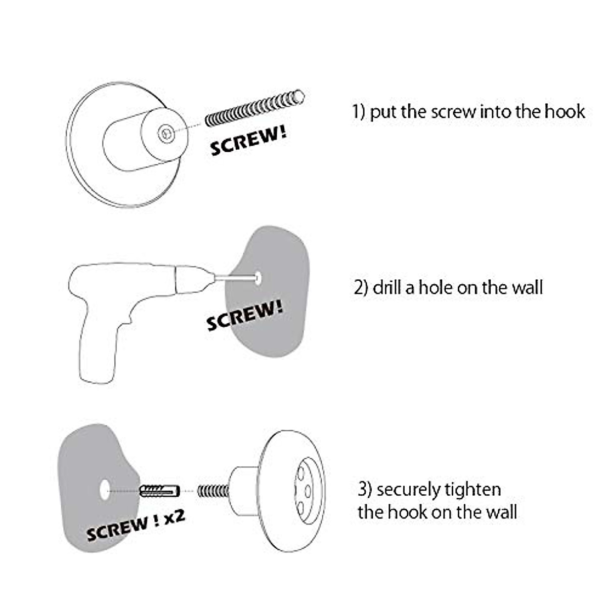 Kelendle 4Pcs Wall Mounted Monstera Wooden Coat Hooks with Mounting Hardware Single Wall Hook Rack Clothes Hanger Organizer (Beech)