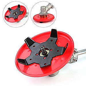 Trimmer Head Weeding Tray, Grass Weeding Mower Tray Manganese Steel Blade Trays for Garden Lawn Edge Weed Brush Tray Lawnmower Weed Cutter Head Tray Plate Mower Brushcutter Accessories