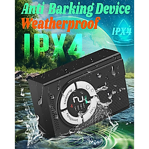 Anti Barking Device, 1500 mAh Rechargeable Ultrasonic Dog Barking Deterrent Devices Safe for Dogs, 2-in-1 Dog Barking Control Devices Up to 50 Ft Range Dog Training & Behavior Aids