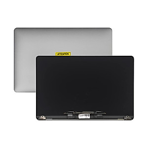 ICTION New Space Gray Grey A1706 A1708 LCD Screen Display Assembly for MacBook Retina 13" A1706 A1708 Full LCD 2016 2017 Year