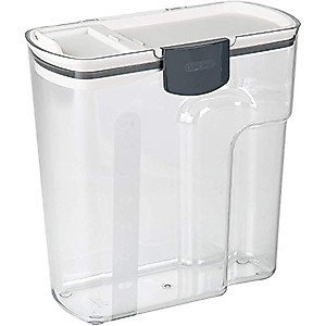 PrepWorks Progressive 4.5-Quart Plastic Cereal Keeper Container, Clear (2 Pack)
