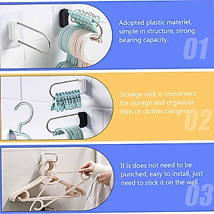 3pcs Storage Rack Swinging Towel Bar Wall Mounted Rack Towel Holder for Kitchen Cabinet Folding Clothes Rack Swing Hangers