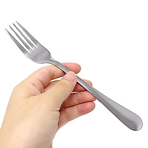 Honbay 4-Piece 18.5cm/7.28inch Stainless Steel Dinner Forks Salad Forks Dessert Forks for Home, Restaurant, Office, School and More