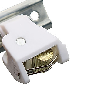 MEETOOT 4pcs Shade Cord Lock with 8pcs Screws for Roman and Austrian Shades, Holds up to 3 Cords Window Blind Lock Roman Shade Lock Accessories