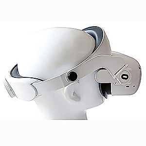 HUAYUWA Virtual Reality Relieve Pressure Head Strap Fit for Oculus Quest 2 VR Glasses Accessories