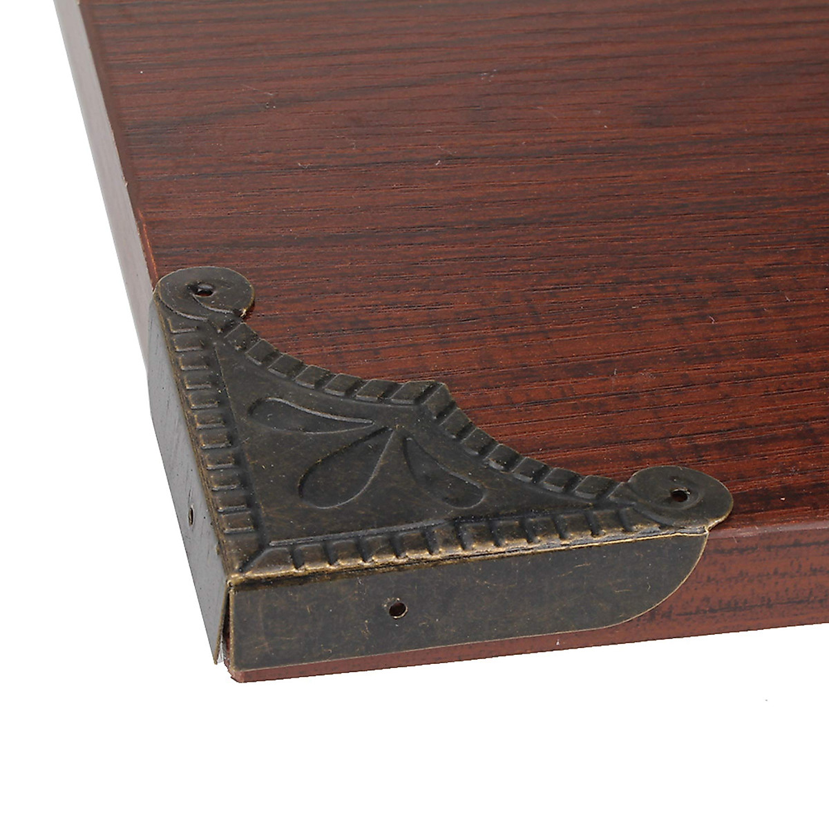 BQLZR Decorative Box Corner Cover Bronze Desk Edge Cover 56x12.5mm Pack of 20