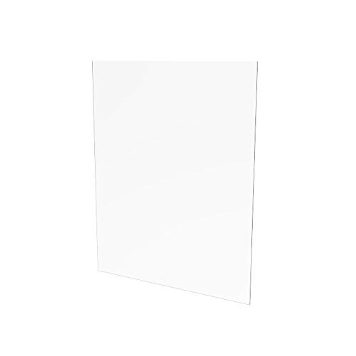 FixtureDisplays® 22x28" Clear Transparent Acyrlic Plexiglass Lucite 1/8" (3mm) Thickness Sneeze Shield DIY Panel 10076-22 * 28"-NF