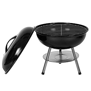 NA Black 14-inch Charcoal Grill Rack