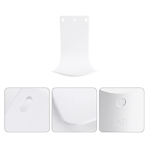 Cabilock 2Pcs Plastic Water Tray foaming soap Dispenser soap Dispenser drip Catcher soap Dispenser Bracket soap drip Catcher Plastic Tray Hotel Droplet Trays Spray soap Holder abs White