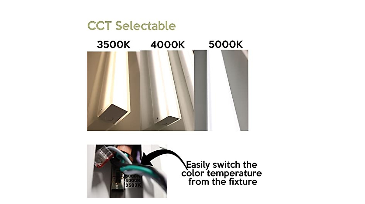 WareLight 4' LED Beam - Dimmable & CCT Selectable