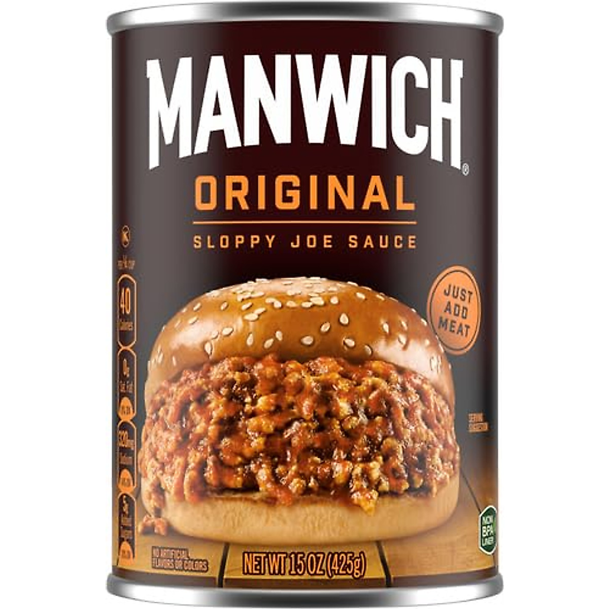 Manwich Original Sloppy Joe Sauce, Canned Sauce, 15 oz