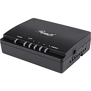 Rosewill 5 Port Gigabit Network Switch / Ethernet switch / Desktop Switch with 9K Jumbo frame and silent operation for home and small business users (RC-409LXv2)
