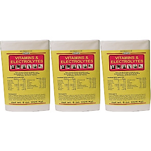 (3 Pack) DURVET 136028 vitamins & Electrolytes, 8 oz3