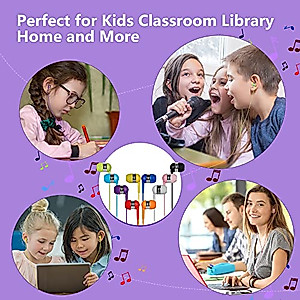 ZNXZXP Bulk Earbuds 50 Pack for Classroom,Wholesale Earbuds Bulk Headphones for Kids,Perfect for Students Schools Hospitals Hotels Library Museums,Individually Bagged,Multi Colored