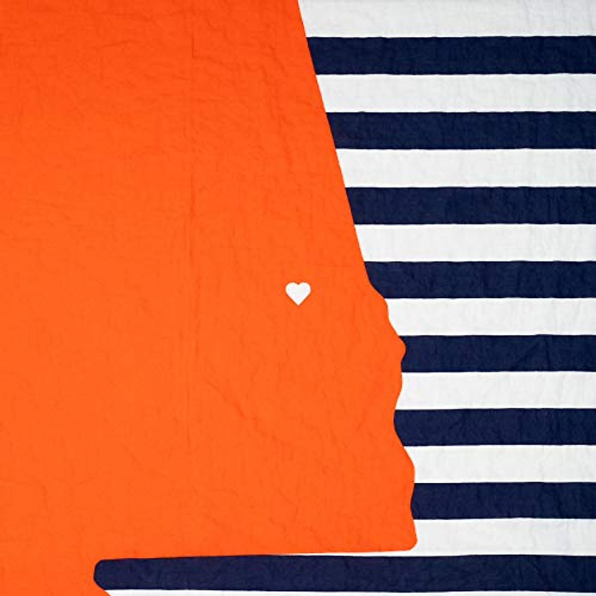 Auburn Baby Blanket Organic Cotton Muslin Swaddle Blanket - 47" x 43" - Fans of Auburn Baby Gift for Boys Girls Newborn Receiving Blankets