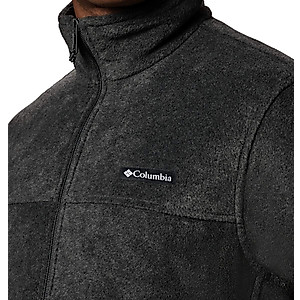 Columbia Men's Big and Tall Steens Mountain 2.0 Full Zip Fleece Jacket, Charcoal Heather, 4X