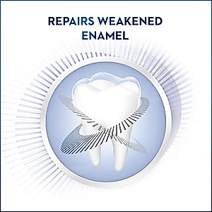 Crest Gum & Enamel Repair Toothpaste, Advanced Whitening, 4.1oz (Pack of 3) ( Packaging May Vary )