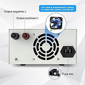 1PCS Desktop DC Power Supply 60V 20A Regulated Power Output 4-Digit LED Display Digitally Adjustable OCP Short Circuit Warning(KPS1530D,220V)