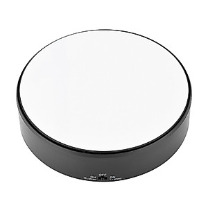 Yosoo Motorized Turntable Display, Mirror Surface 360° Rotary Display Stand Adjustable Rotating Speed Turntable Jewelry Holder, Battery Operated, for Display Jewelry, Watch, Digital Product