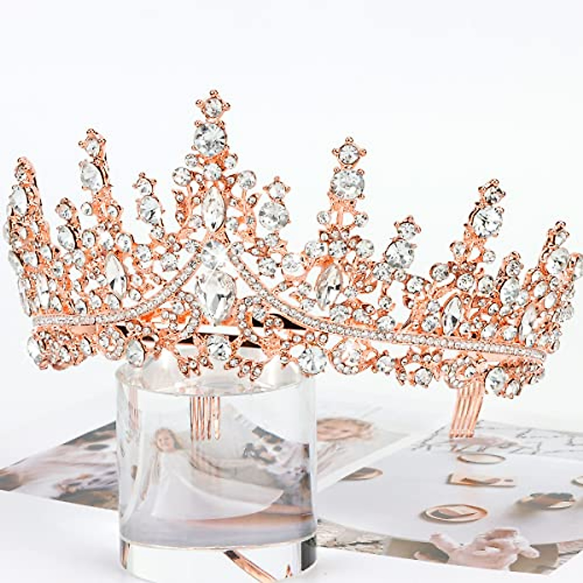 TOBATOBA 60th Birthday Decorations Women, Rose Gold Birthday Sash Birthday Tiaras and Crowns for Women, 60 and Fabulous Birthday Decorations for Women, 60th Birthday Gifts Women Birthday Party Favors